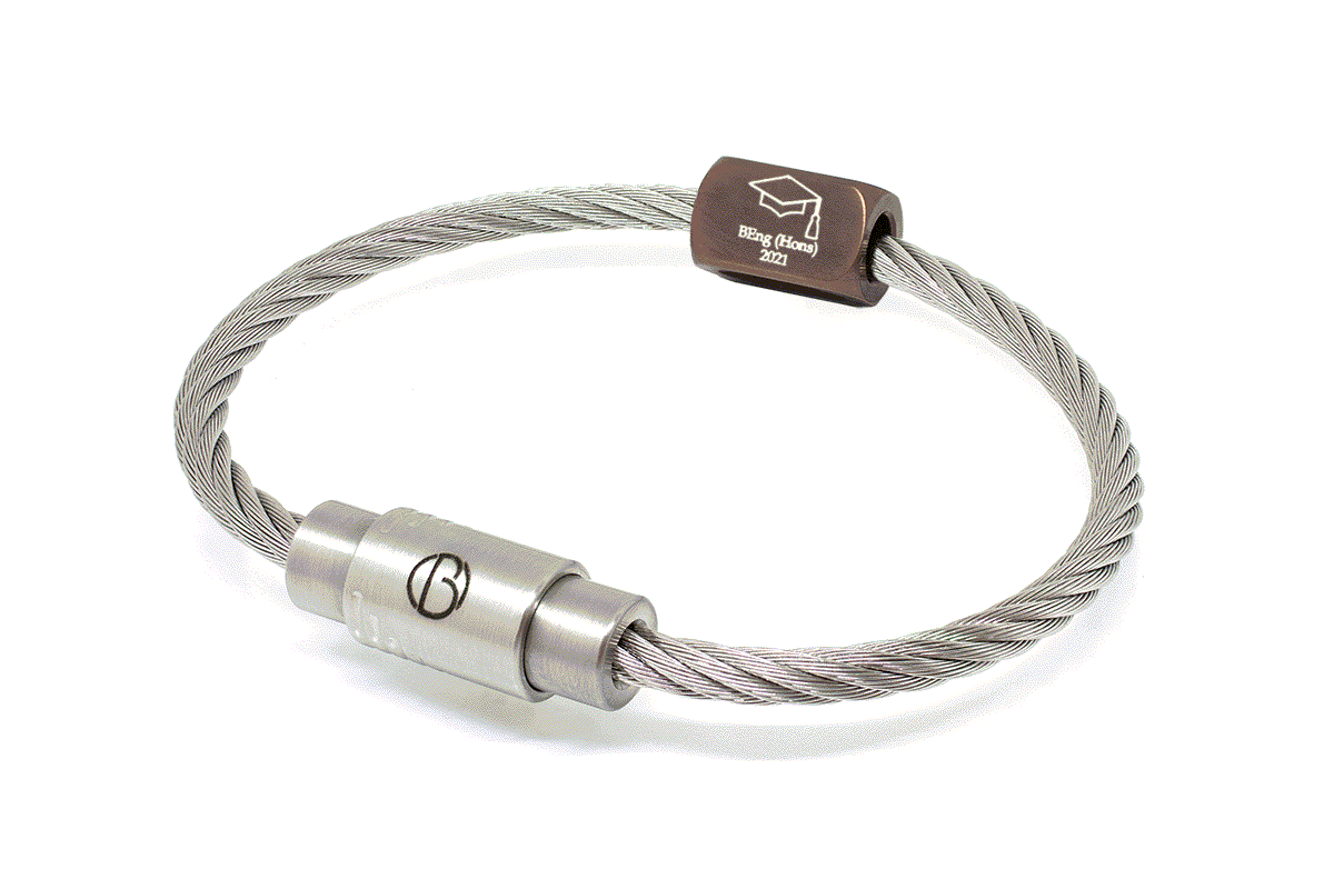 CABLE Stainless Steel Graduation Bead Bracelet – Bailey of Sheffield